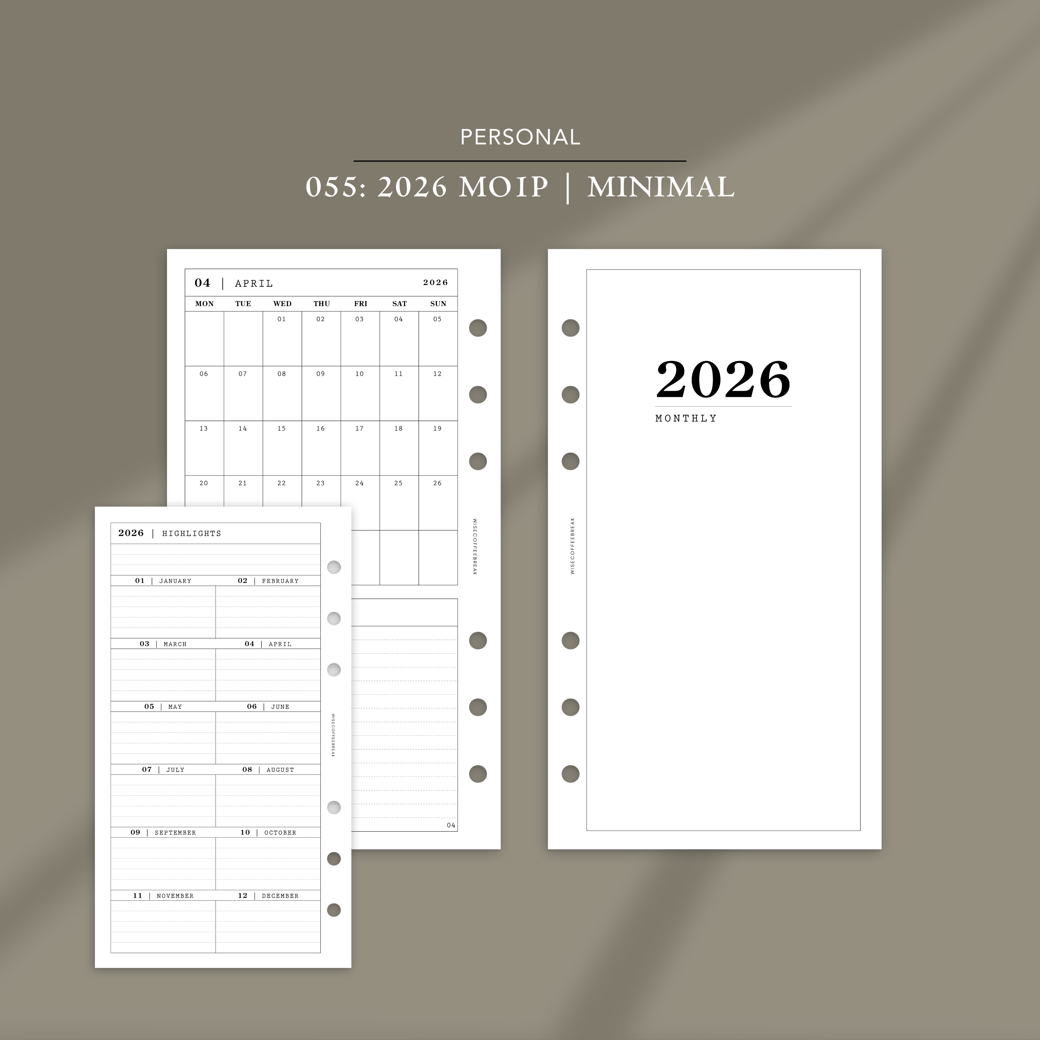 NEW | 055: 2026 Mo1P | Minimal – Wise Coffee Break